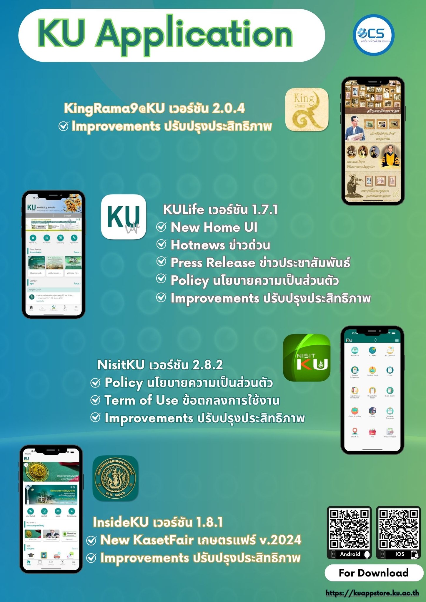 เพิ่มประสิทธิภาพการใช้งานแอปพลิเคชัน KU Life – KU IT-Timeline